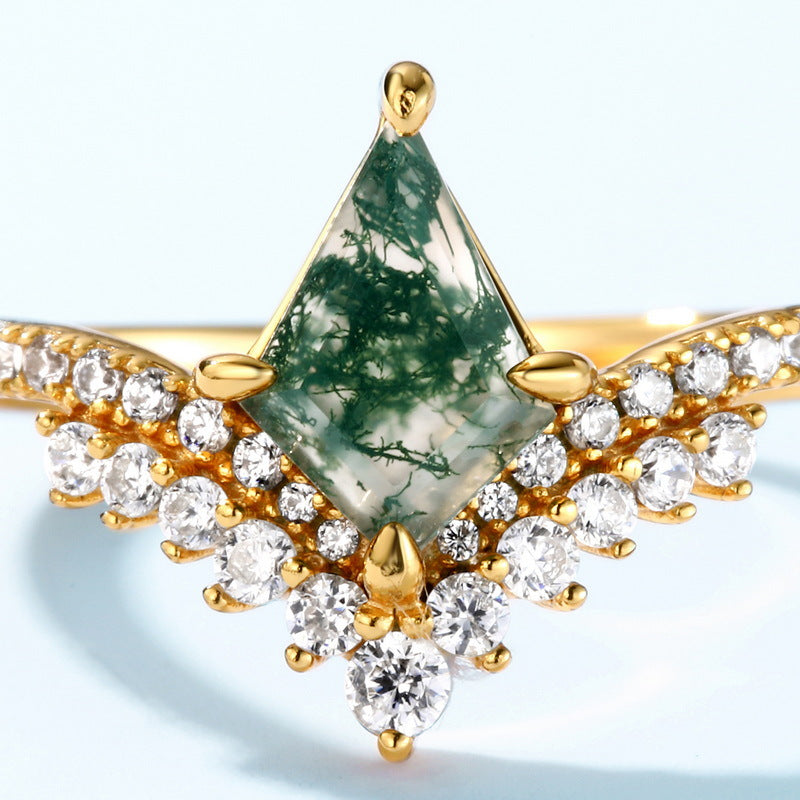 QUEEN MOSS AGATE （925 STERLING SILVER） – STAY FANCY