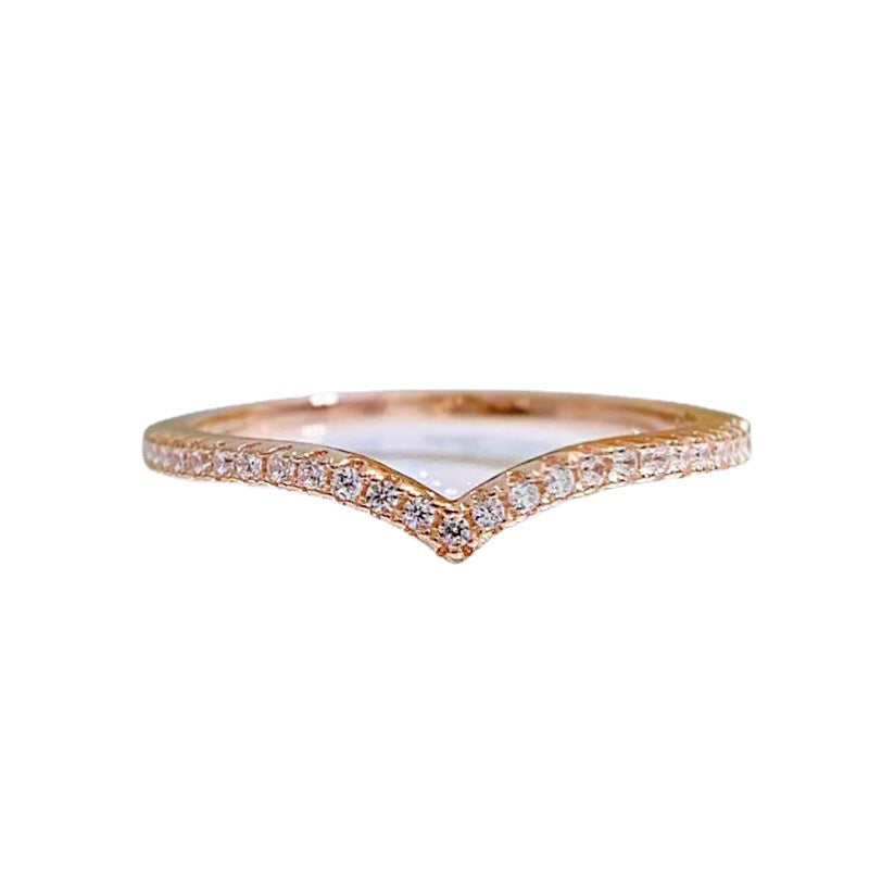 DAINTY V RING( 925 STERLING SILVER) – STAY FANCY