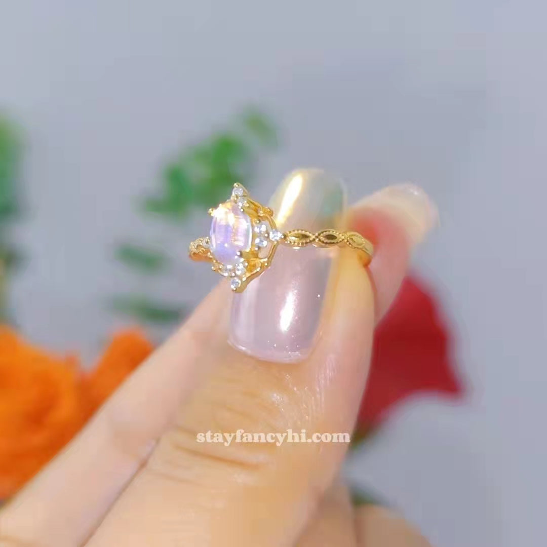 MOONSTONE PRINCESS（925 STERLING SILVER） – STAY FANCY