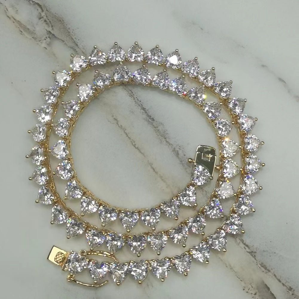 HEART ICY NECKLACE – STAY FANCY