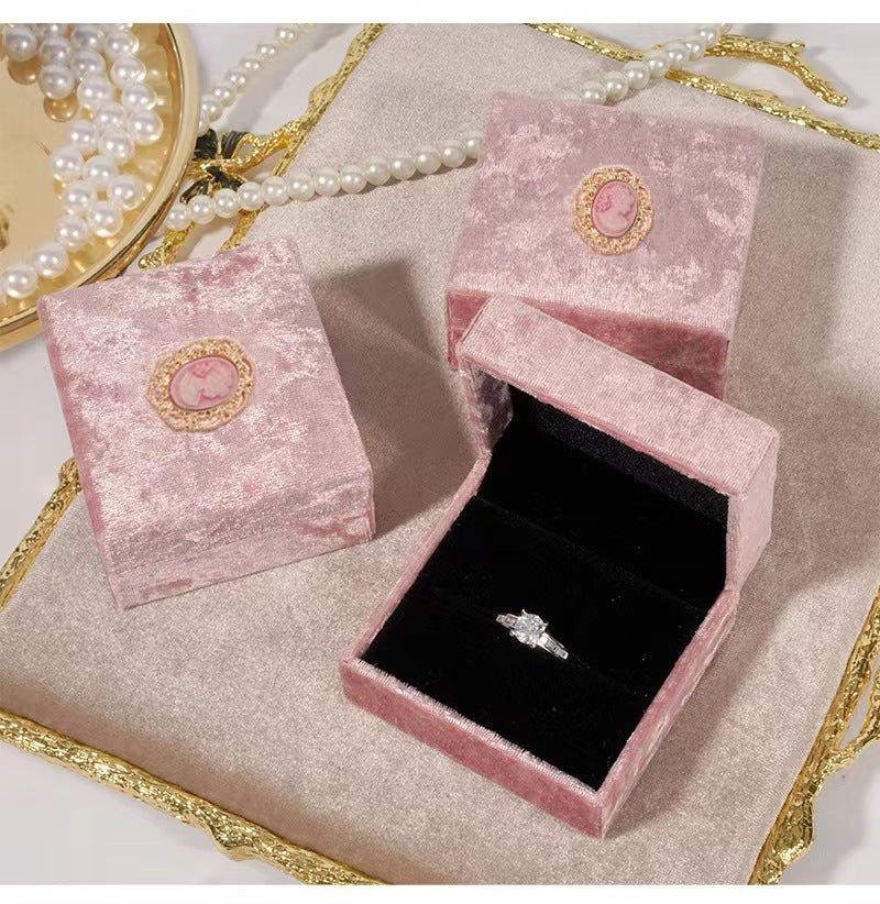 PINK VELVET JEWELRY BOX – STAY FANCY